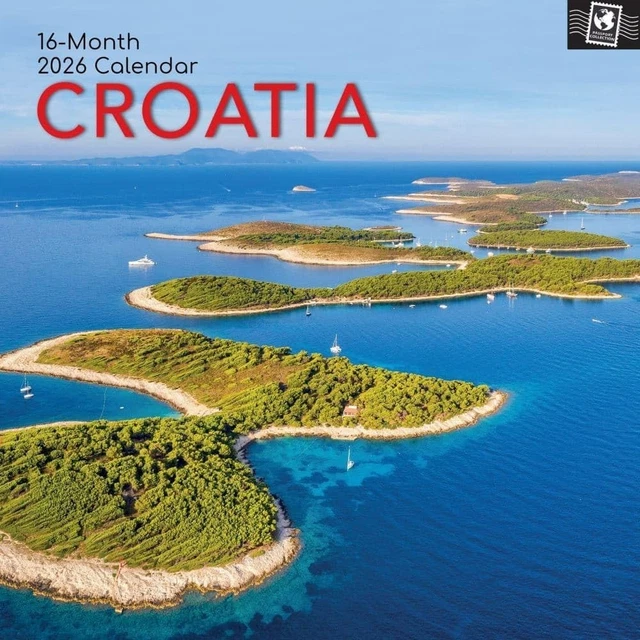 CROATIA - 2026 Wall Calendar - Brand New - 226000 £9.92 - PicClick UK