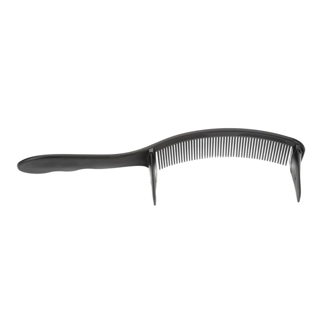 CURVED BARBER COMB Positioning Curved Hair Cutting Comb Professional ...