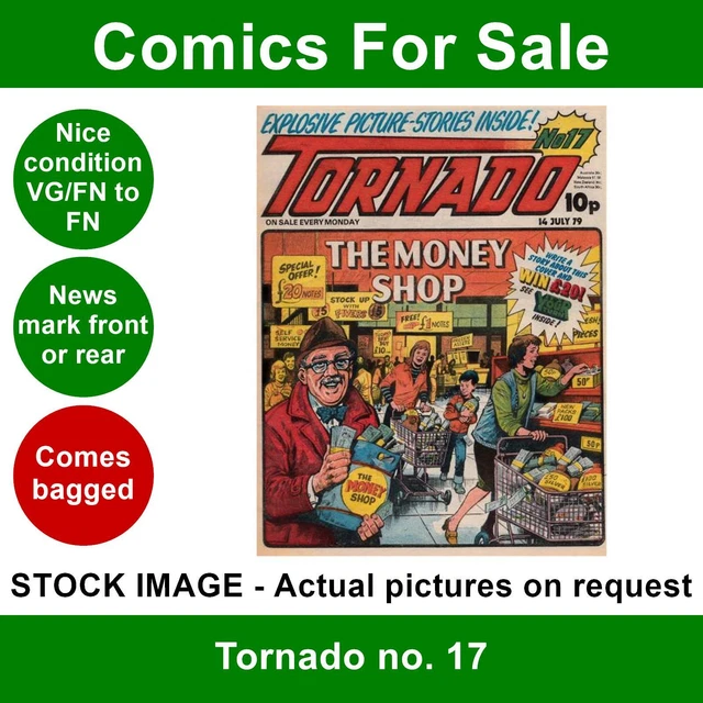 TORNADO NO. 17 comic - Nice VG/FN IPC - 14 July 1979 EUR 9,77 - PicClick IT