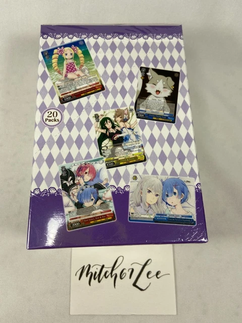 WEIB WEISS SCHWARZ - Re:Zero Vol.2 - English Booster Box Sealed $399.00 ...