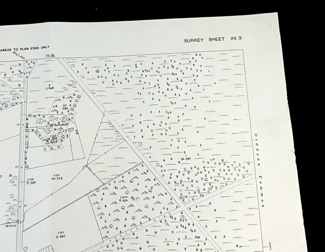 MAP OF ROYAL Military Academy Sandhurst Camberly Surrey British Army ...