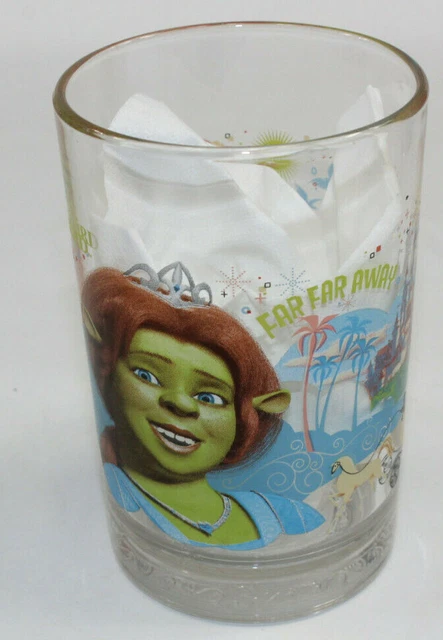 SHREK THE THIRD McDonald's Glass Fiona Far Far Away 2007 Dreamworks ...