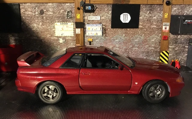 KYOSHO SKYLINE GT-R Bnr32 Red 1:18 diecast model car rare read please ...