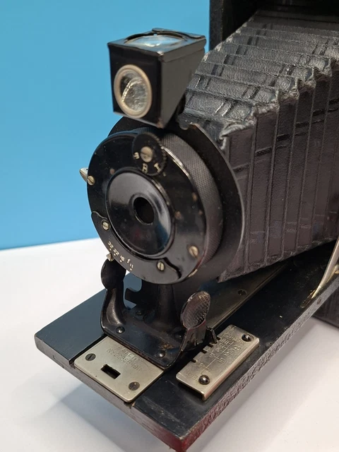 HOUGHTON'S ANTIQUE EARLY 'folding Ensign' 2 1/4 B 1910s Camera. Shutter ...