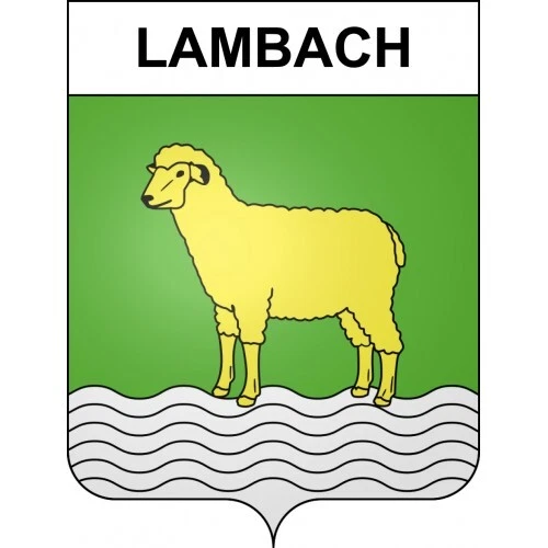 LAMBACH 57 VILLE sticker blason écusson autocollant adhésif EUR 3,99 ...