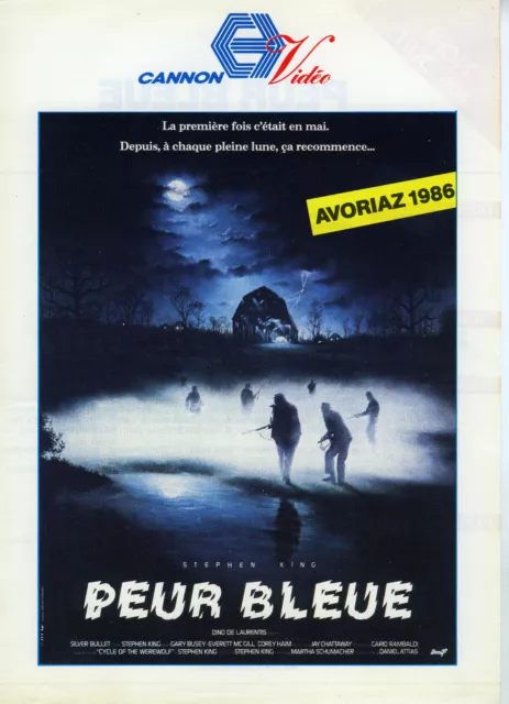 JAQUETTE VIDEO-AFFICHE- FICHE TECHNIQUE( sans vhs)-PEUR BLEUE-CANNON ... JAQUETTE VIDEO-AFFICHE- FICHE TECHNIQUE( sans vhs)-PEUR BLEUE-CANNON ...