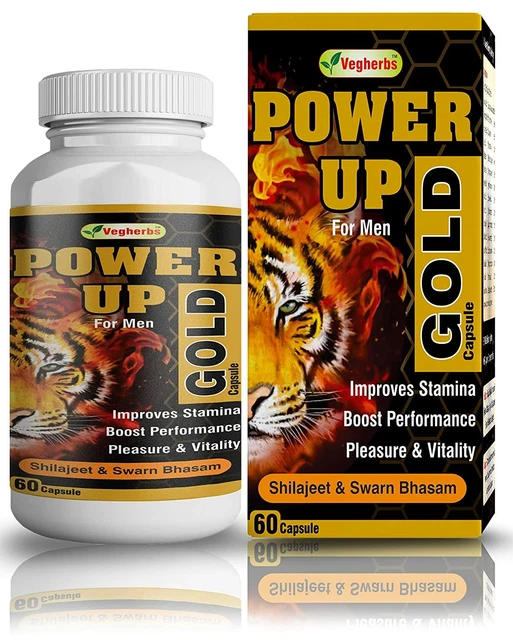 VEGHERBS POWER UP Gold Capsules for Men - 60 capsules £40.43 - PicClick UK