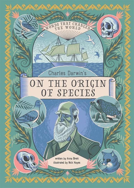 CHARLES DARWIN'S ON the Origin of Species by Anna Brett Hardcover Book ...