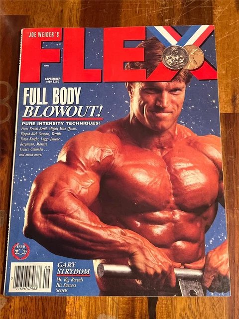 FLEX BODYBUILDING MUSCLE magazine GARY STRYDOM 9-89 £11.80 - PicClick UK