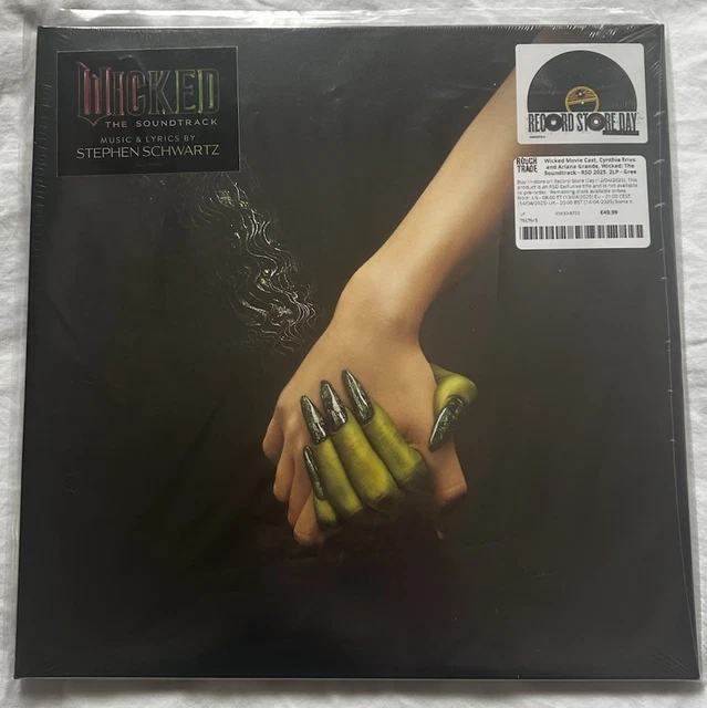 WICKED SOUNDTRACK RECORD Store Day Rare Vinyl 2025 Pink And Green ...