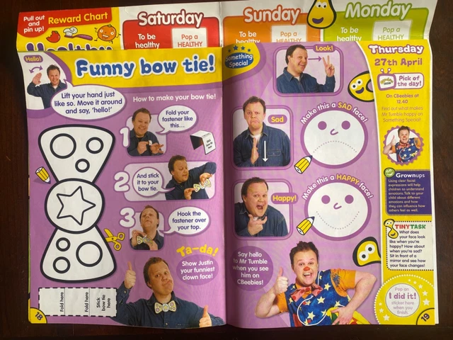 CBEEBIES WEEKLY MAGAZINE No 5 April 2006 Tweenies Roly Mo Balamory rare ...