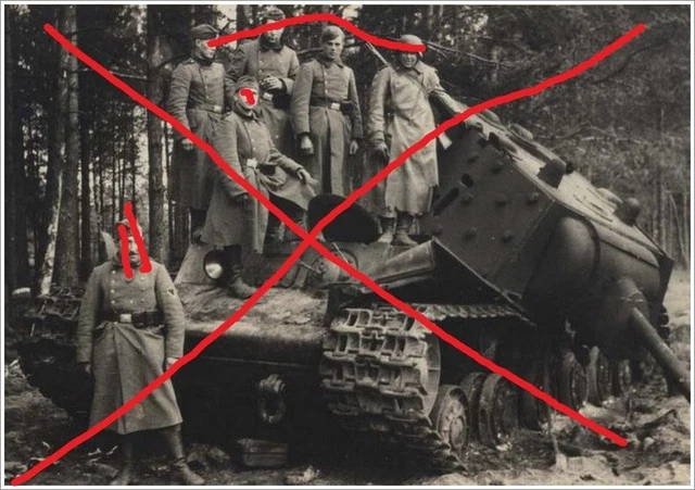 FOTO/PHOTO 655,PANZER,TANK, WW2, k.o. KV-1,German Soldier ,Eastern ...