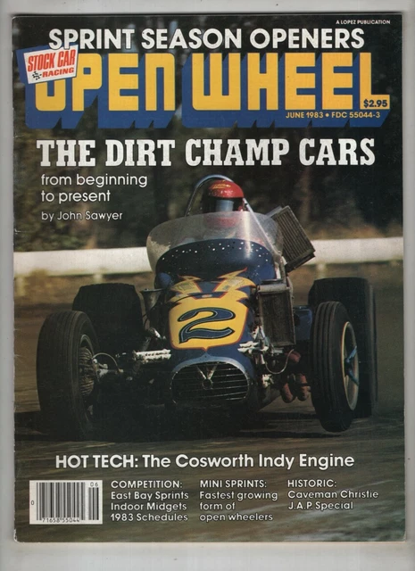 ROUE OUVERTE MAG le moteur Cosworth Indy Bob Christie juin 1983 ...