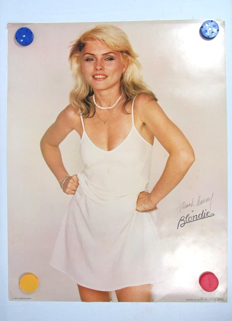 BLONDIE DEBBIE HARRY Poster 1979 Original Hotline #2401 Vintage 28.25 ...