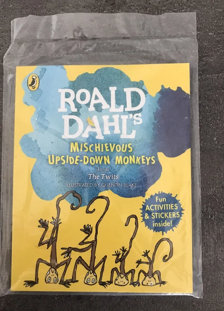 MCDONALDS CHILDREN’S BOOK ROALD DAHL’s MISCHIEVOUS UPSIDE-DOWN MONKEYS ...