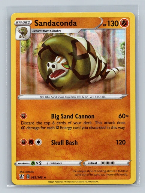 POKEMON SANDACONDA SWSH05 : Battle Styles Holo #082/163 EUR 2,21 ...