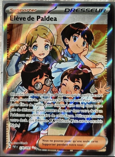 CARTE POKÉMON ÉLÈVE de Paldea Full Art 230/091 - Destinées de Paldea - EV04.5 EUR 3,49 - PicClick FR