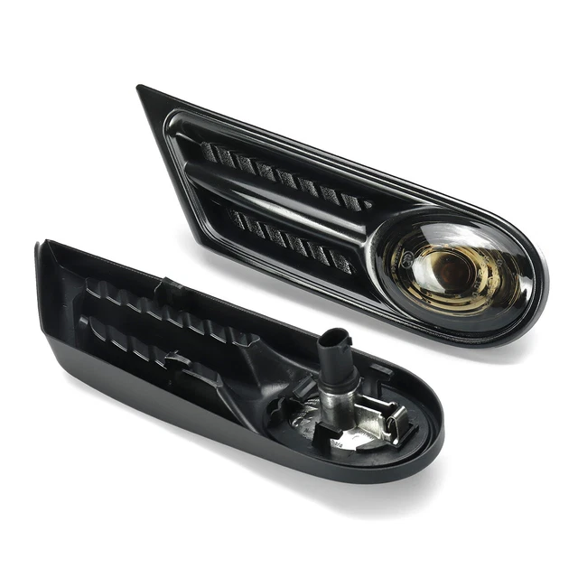 2X POUR BMW MINI COOPER R56 R57 Noir LED Clignotants Latéraux Convient ...