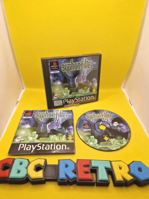 SYPHON FILTER ORIGINAL Black Label PS1 PlayStation 1 Complete VGC PAL ...