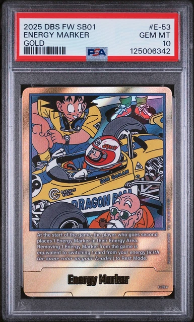 2025 DRAGON BALL Super Fusion World Japanese Gold #E-53 Energy Marker ...