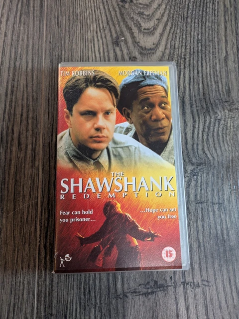 THE SHAWSHANK REDEMPTION 1996 Film Starring Tim Robbins Vhs Video Tape ...