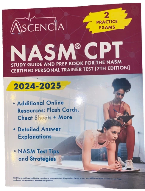 GUÍA DE ESTUDIO NASM CPT 2024-2025: 2 exámenes de práctica NASM certificado pers. Prueba de ...