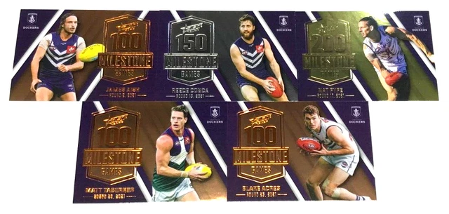 2022 SELECT AFL Footy Stars Trading Card Milestone Games Team Set ...