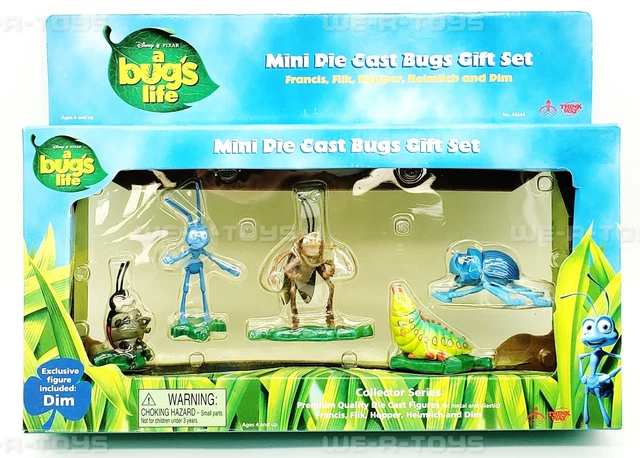 DISNEY'S PIXAR A Bug's Life Mini Die Cast Bugs Gift Set Figures Think ...