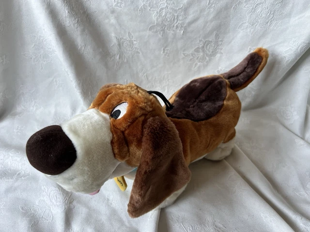 DISNEY STORE TOBY 17” Plush The Great Mouse Detective Stuffed Puppy Dog ...