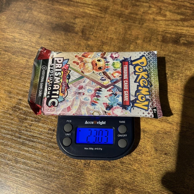 Pokémon Tcg Prismatic Evolutions Booster Pack Sealed Heavy Pack 23