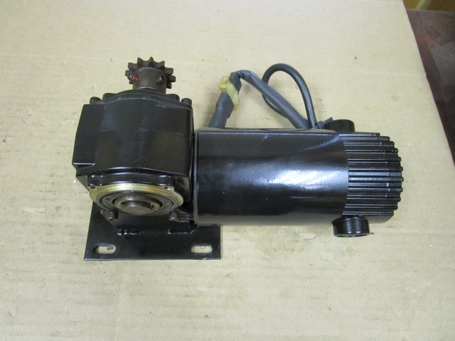 BISON DC GEAR Motor 021-756-1045 1/12 Hp 180V 0.48A Amp 40 Rpm 45:1 ...