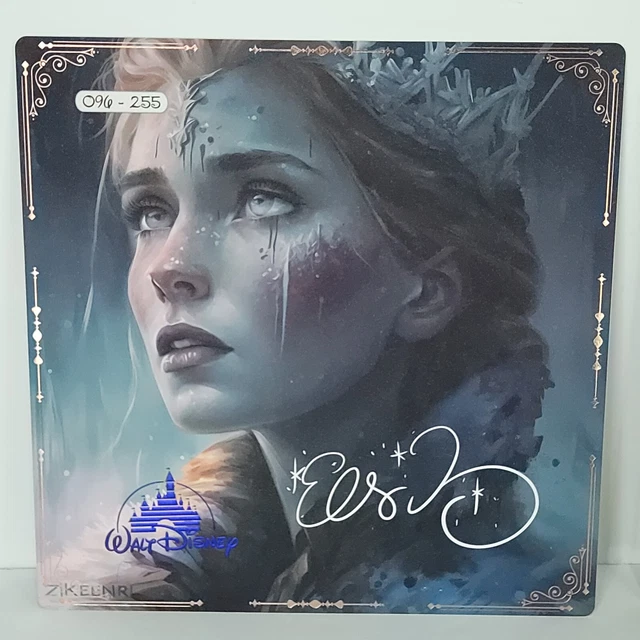 FROZEN ELSA QUEEN Disney 100th Anniversary Limited Art Card Print Big ...