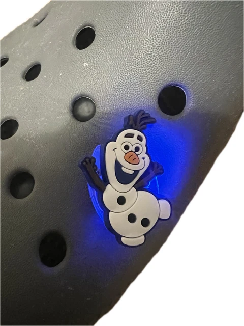 LIGHT UP LED Motion Sensor Olaf frozen Charm/Jibbitz £5.99 - PicClick UK