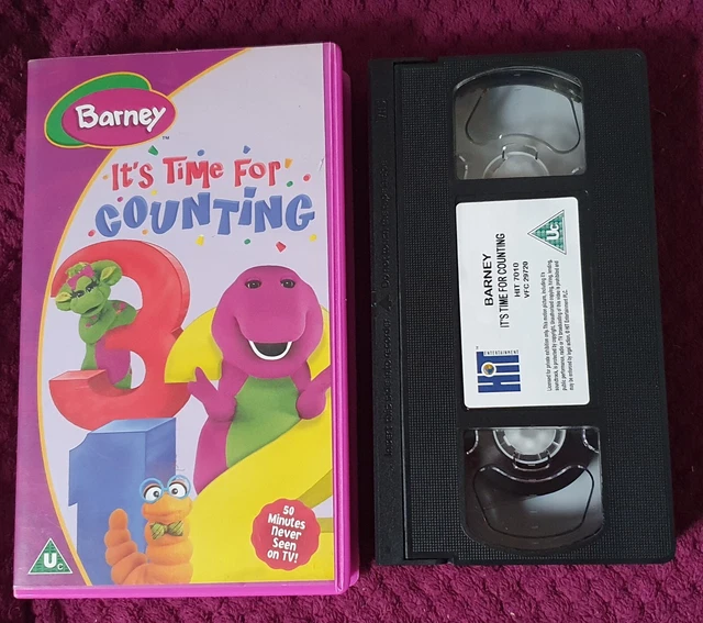 BARNEY- IT'S TIME For Counting VHS HiT Video £6.50 - PicClick UK