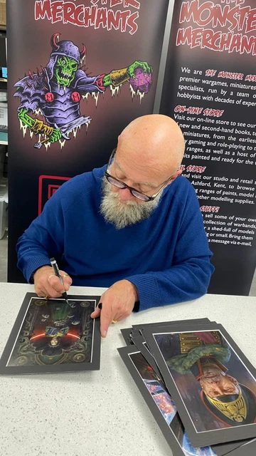 SIGNÉ PAR DAN Abnett Penitent Alizebeth Bequin Art Encadré Warhammer ...