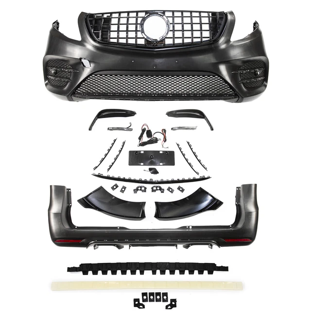SPORT BODYKIT STOSSSTANGE Front + Heck für Mercedes W447 Vito V-Klasse ...