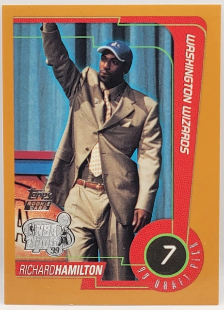 99-00 TOPPS TIP-OFF Richard Hamilton Rookie Card (Washington Wizards ...