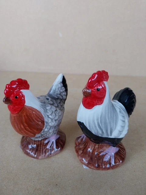 LESSER & PAVEY Limited Rooster Salt And Pepper Pots $8.03 - PicClick AU