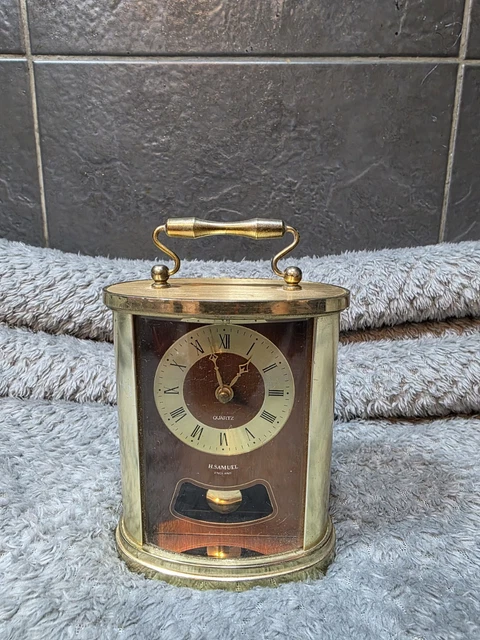 H SAMUEL CARRIAGE Clock Pendulum - Quartz - Vintage £16.14 - PicClick UK