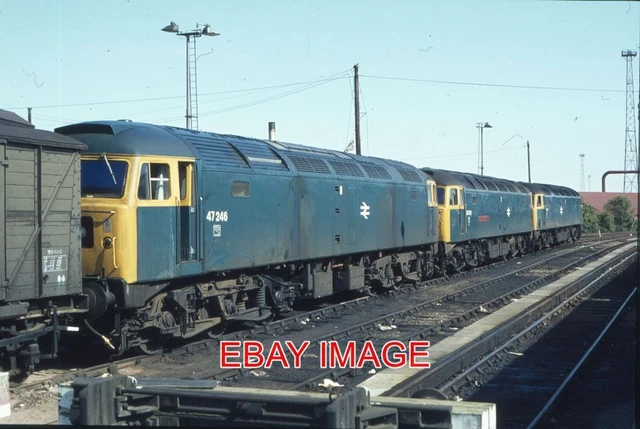 ORIGINAL 35MM SLIDE ORIG 35MM SLIDE CLASS 47 NO 47246 AT ASHFORD 8-78 ...