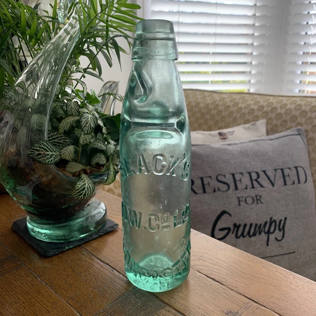 SLACK'S M.W CO Ltd Doncaster 10oz Codd Vintage Victorian Bottle $24.36 ...