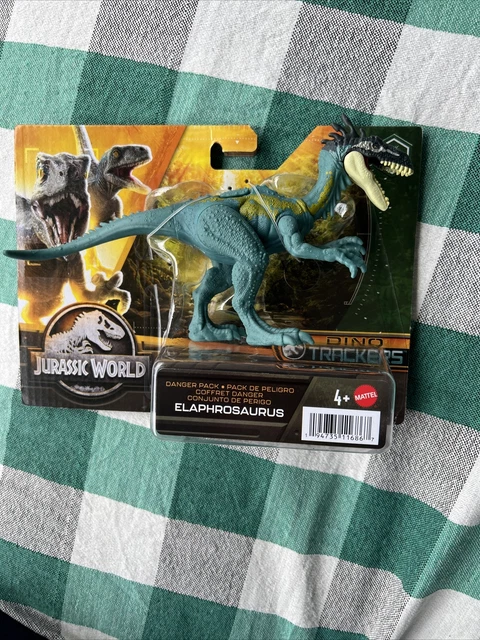 JURASSIC WORLD 2023 Dino Trackers Danger Pack Elaphrosaurus Dinosaur ...