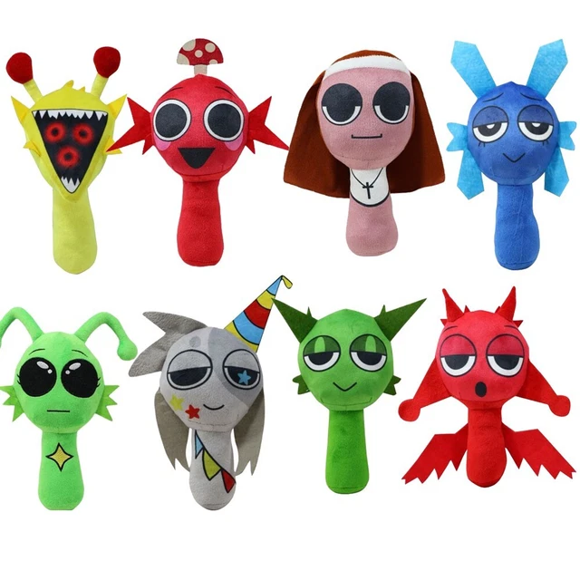 SPRUNKI PLUSH TOY Simon Oren Winda Sprunki Character Doll Plush Toy ...