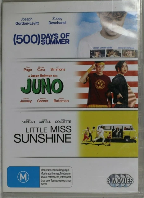 500 DAYS OF Summer / Juno / Little Miss Sunshine - Reg 4 Preowned (D768 ...