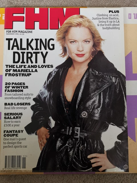 FHM MAGAZINE NOVEMBER 1994 MARIELLA FROSTRUP TIM ROTH RUBIN CARTER ...