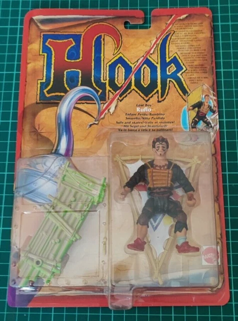 HOOK RUFIO ACTION FIGURE BY MATTEL MINT IN CARD IN 1991 NEW EUR 8,99 ...