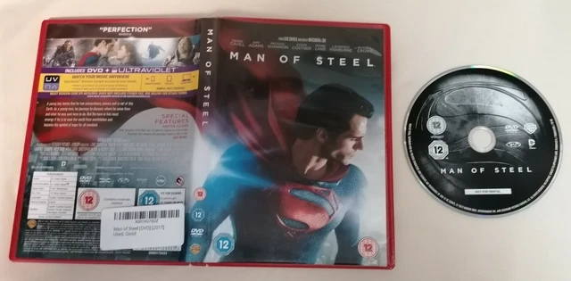 DVD - SUPERMAN Man Of Steel Zack Snyder Film Henry Cavill PAL UK R2 WB ...