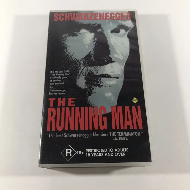 THE RUNNING MAN VHS PAL Arnold Schwarzenegger R18+ Movie $15.00 ...