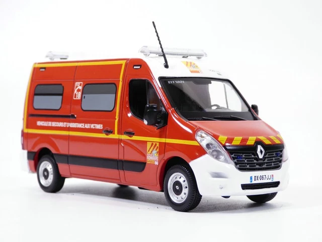RENAULT MASTER SAPEURS Pompiers VSAV 1/43 2014 EUR 49,90 - PicClick DE