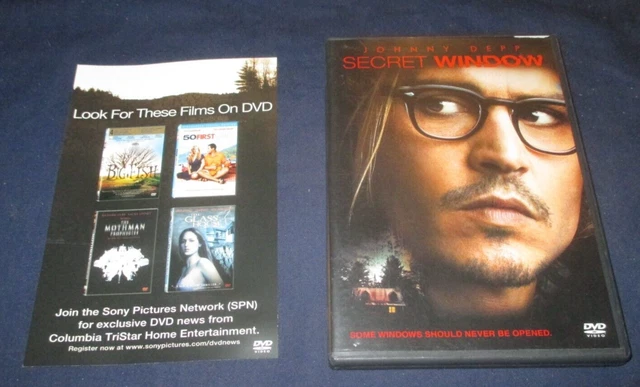SECRET WINDOW (DVD, Widescreen, 2004) $6.29 - PicClick CA